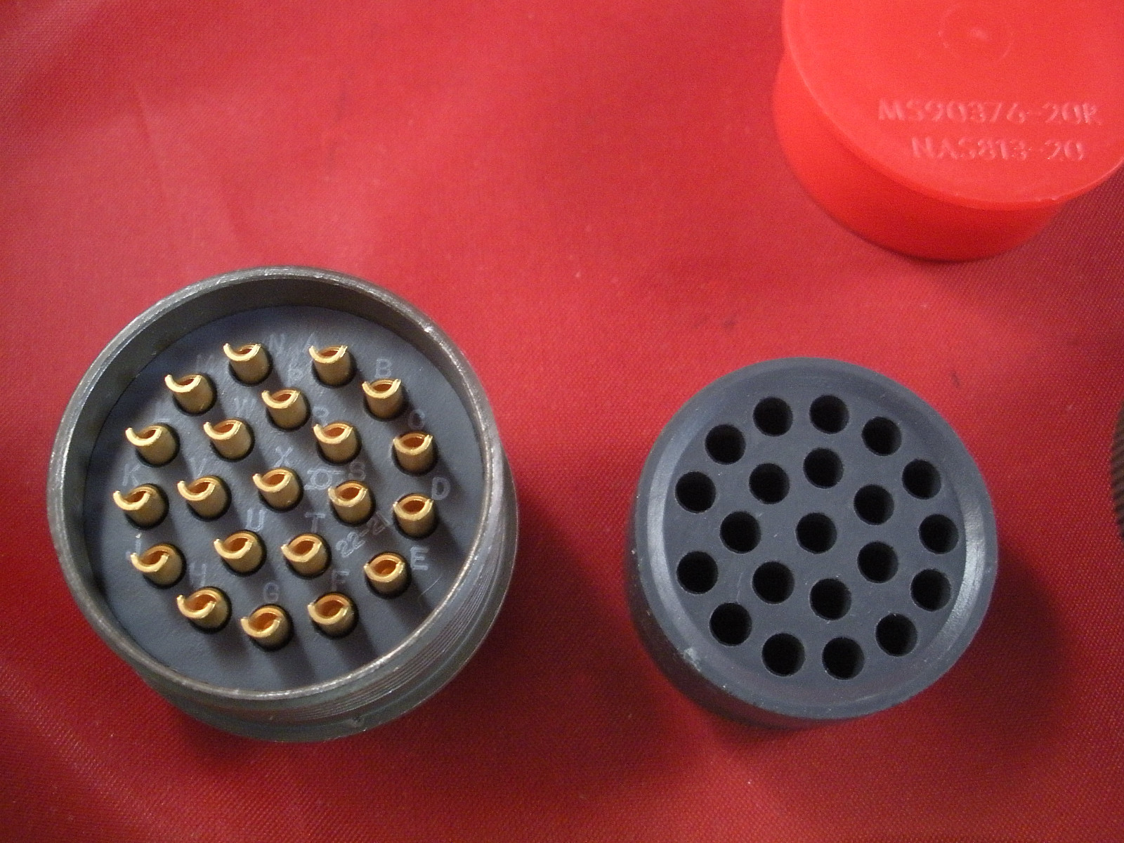 ITT Cannon MS3116E22-21S Connector Mil Spec 21P Plug 21 pin Size 22 ...