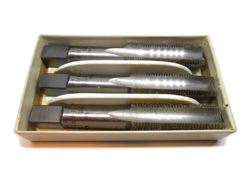 Butterfield 3/4-16 H3 High Speed Steel TAP SET Taper, Plug , Bottom 3 ...
