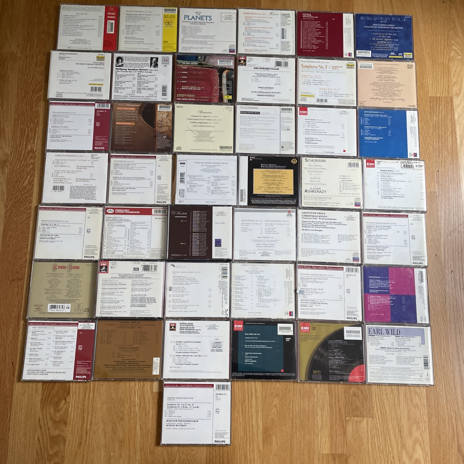 Lot Of 40+ Used Classical Music CDs Quality EMI London - Telarc - DGG ...