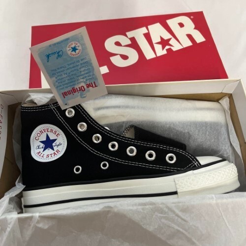 Converse Canvas All Star J OX Black Hi Made in Japan US 6 23.0cm New | eBay