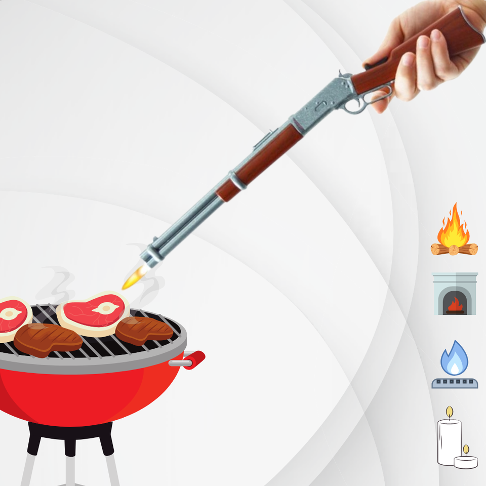 G.E.I. Lever Action Rifle BBQ Lighter Multipurpose Novelty Unique ...