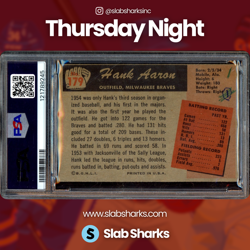 1955 BOWMAN #179 HANK AARON PSA 2 (MK) | eBay