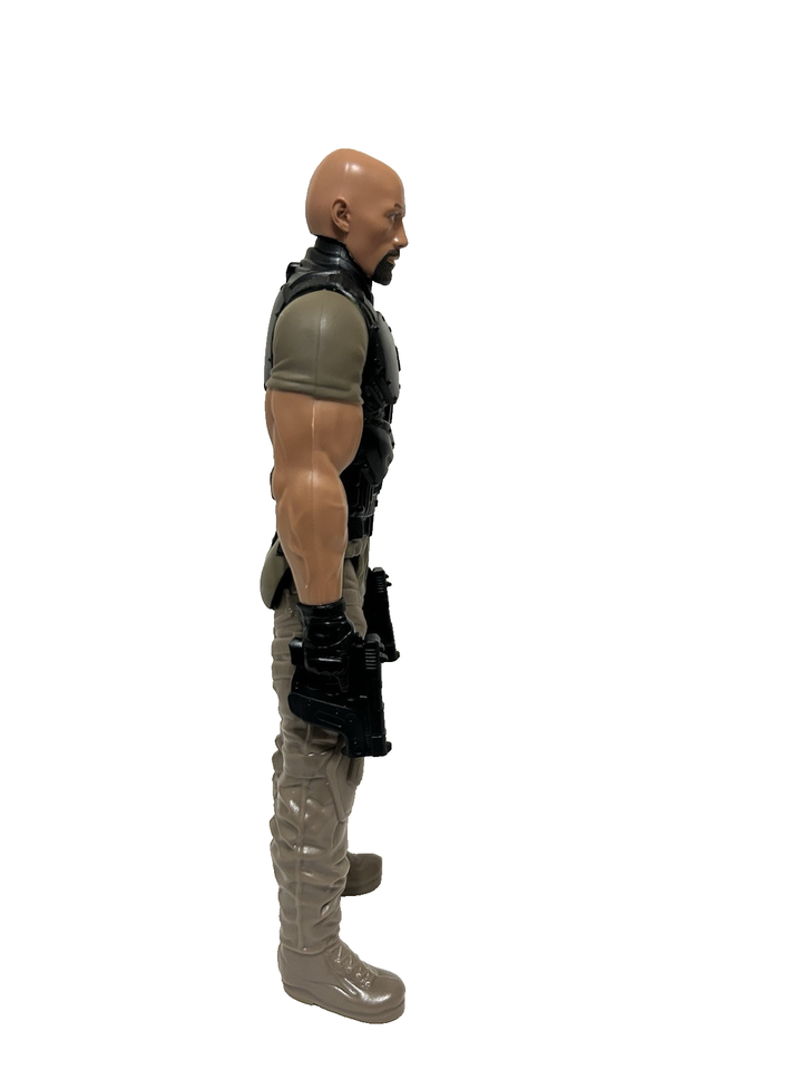 2012 Hasbro G.I. Joe Retaliation ROADBLOCK 12" figure THE ROCK Dwayne ...