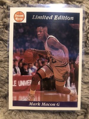 1991 Front Row Limited Edition #8 Mark Macon | eBay