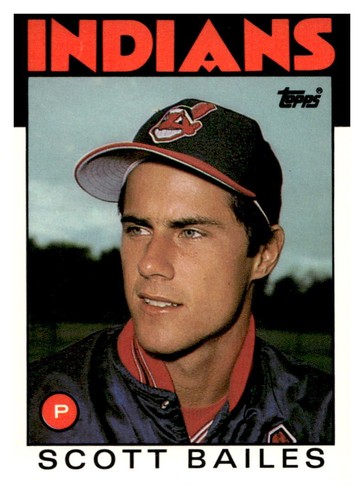 1986 Topps Traded 5T Scott Bailes Cleveland Indians XRookie Baseball ...