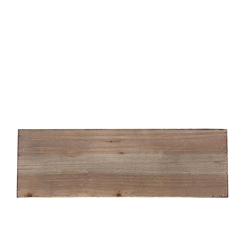 18x6 inches Natural Wood Rustic Rectangular Planter Boxes Party Home ...