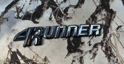 90-95 Toyota 4Runner Emblem Logo Letters Badge Trunk Gate Rear Chrome ...