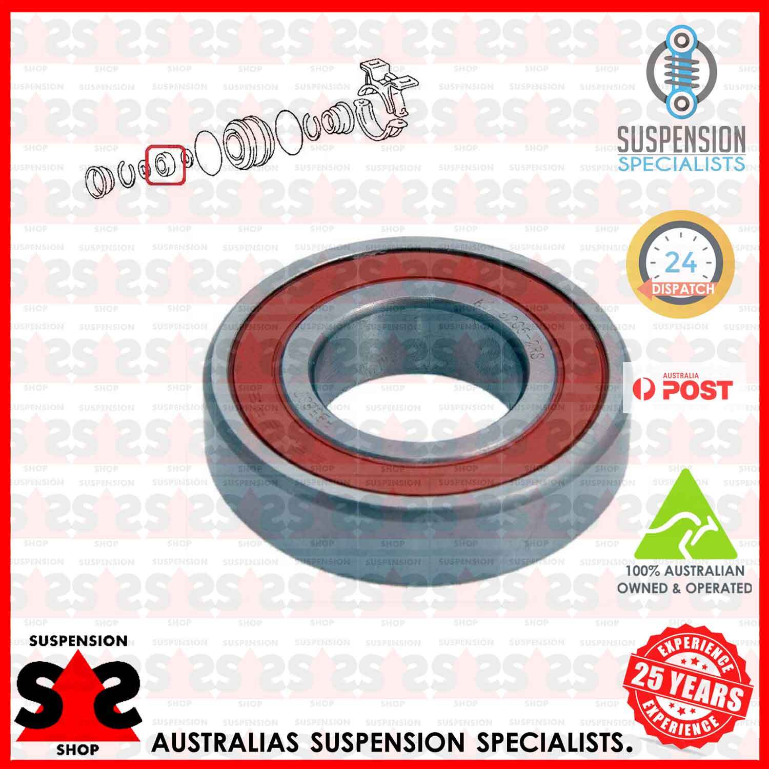 Bearing, Propshaft Centre Bearing | Bearing Suit MAZDA 323 Iii (Bf) 1.6 ...