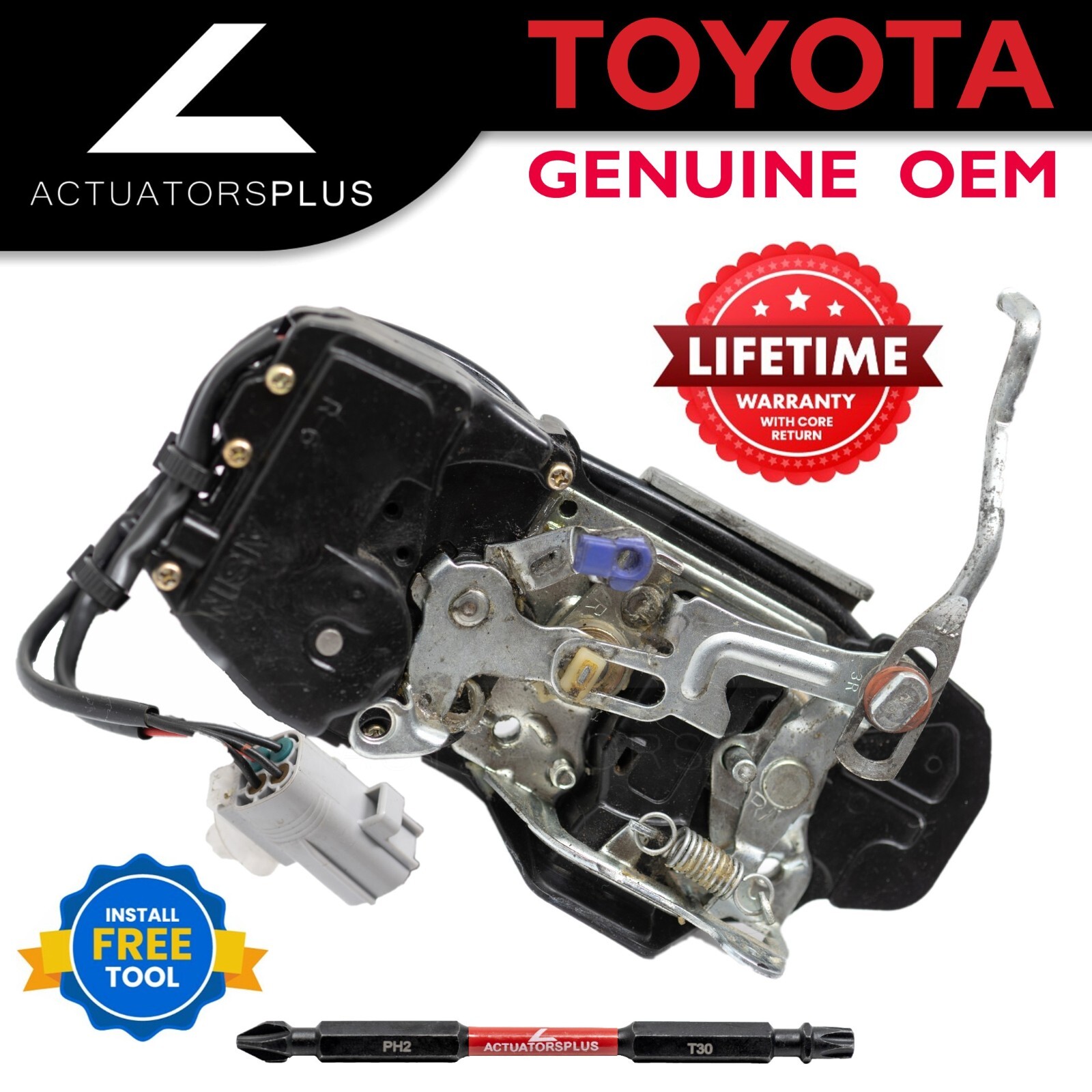 1996-2000 Toyota RAV4 OEM Tailgate Trunk Cargo Door Lock Latch Actuator ...