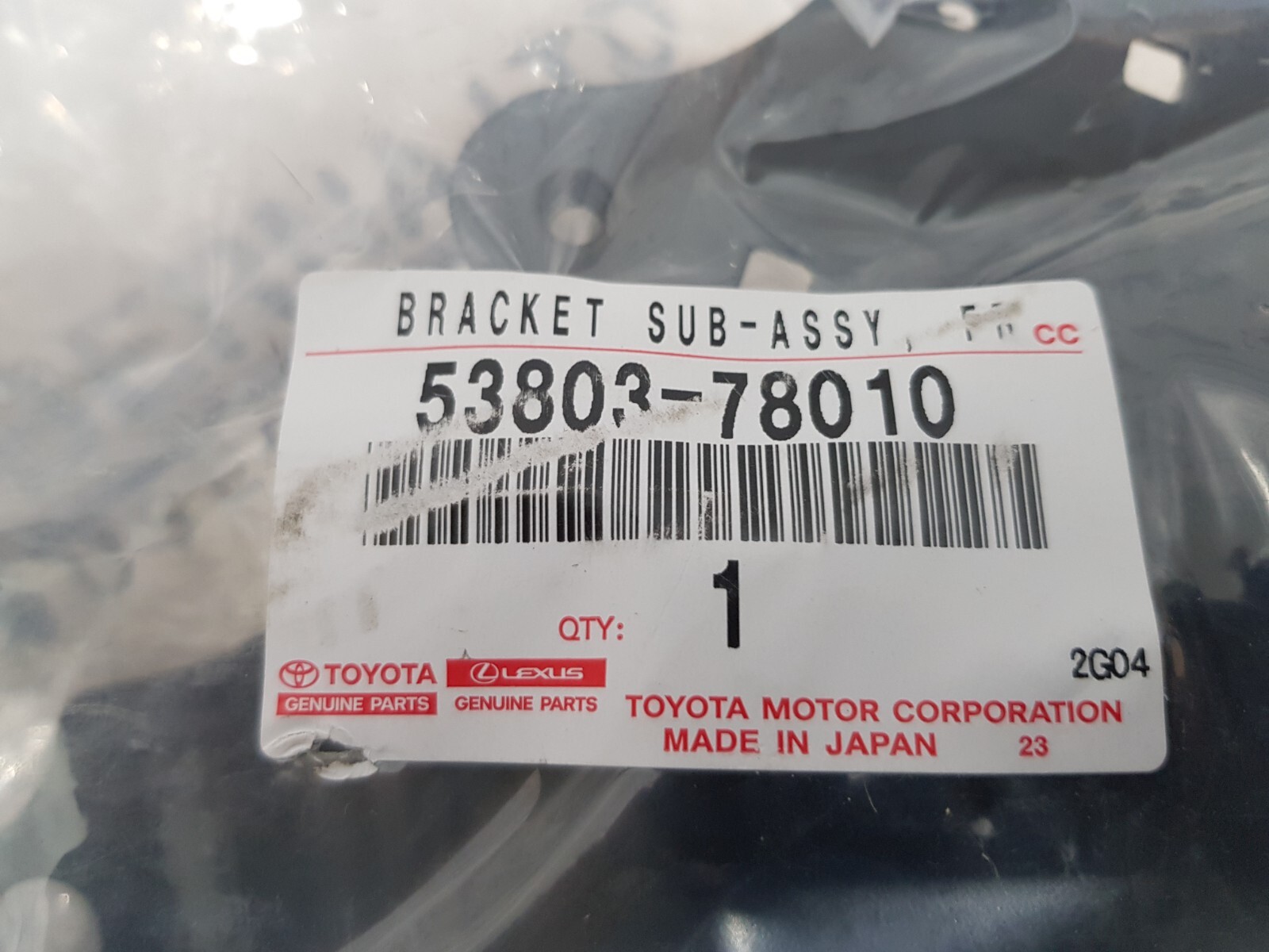 GENUINE LEXUS NX MK1 2014-2021 FRONT RIGHT SIDE WING BRACKET 53803 ...