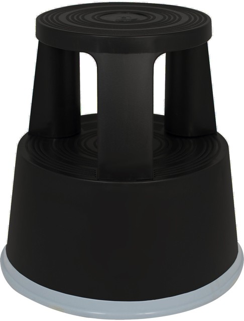 Tritthocker Rollhocker Tüv GS Elefantenfuss Leiter schwarz Tritt ...