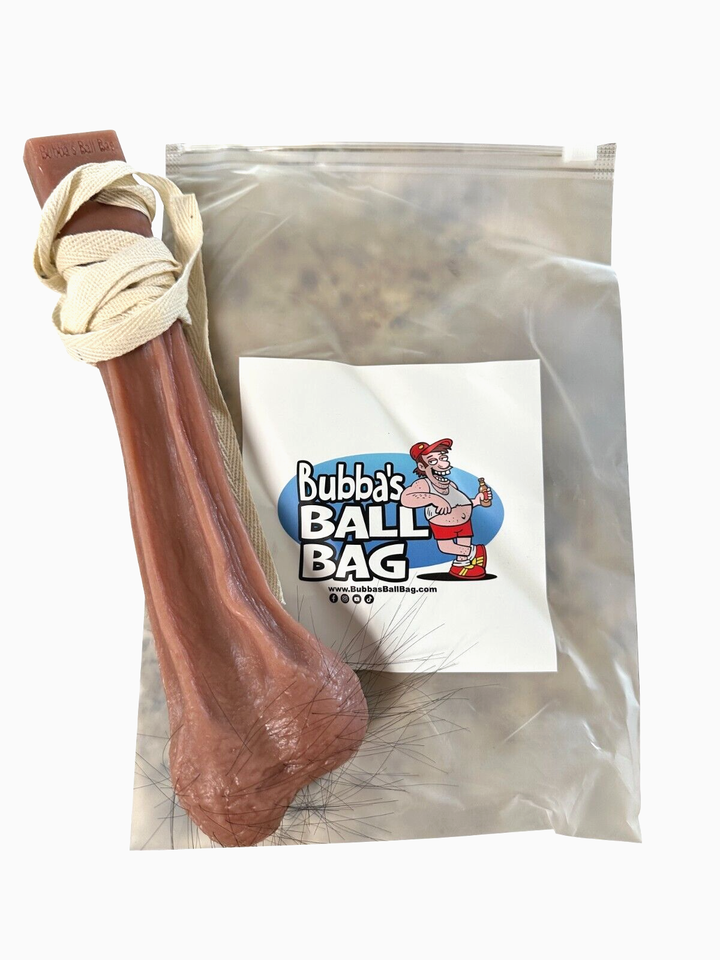 Fake Silicone Hanging Testicles - Hairy Balls Ballsack - Perfect Prank ...