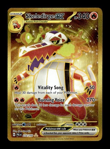 Pokémon TCG - Skeledirge ex - 272/193 - SV02: Paldea Evolved - NM | eBay