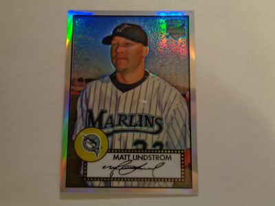 2007 Topps 52 Rookie Card Matt Lindstrom Card #TCRC39 Serial #533/552 ...