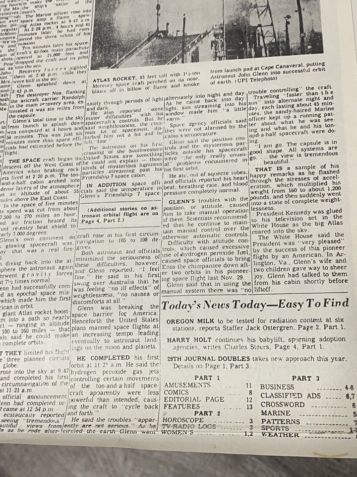 2 Original Historical Front Page News Newspapers Oregon Daily Journal ...