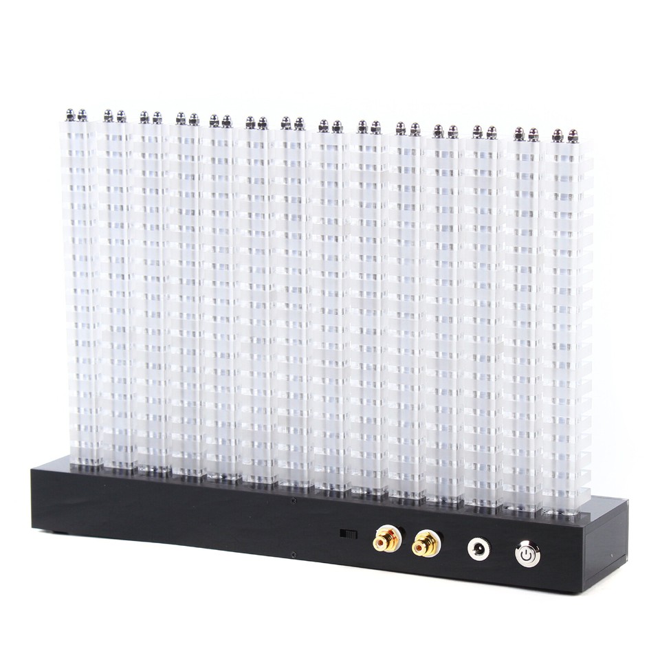 Stereo Audio Level Indicator LED Music Spectrum Display Analyzer 14 ...