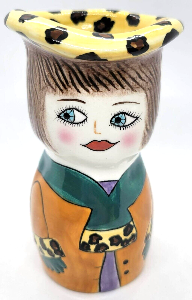 Susan Paley EMILY Vase Bella Casa by Ganz Collection Ceramic Painted ...