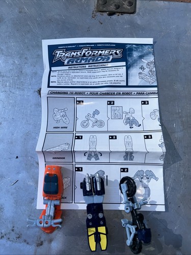 Transformers Armada Mini-Con Street Action Team Grindor High Wire ...