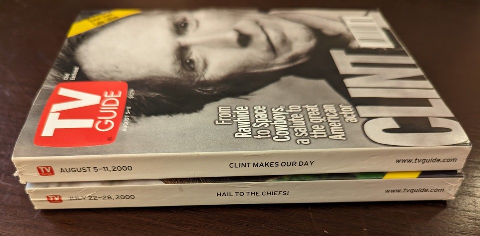 Vintage TV Guide 2000 Clint Eastwood Cover and The West Wing Martin ...