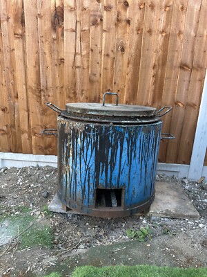Large Bitumen Boiler - Tar Burning Pot, for roof repairs and more | eBay UK