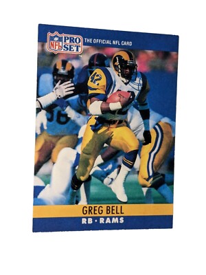 1990 Pro Set Football Card #163 Greg Bell UER | eBay