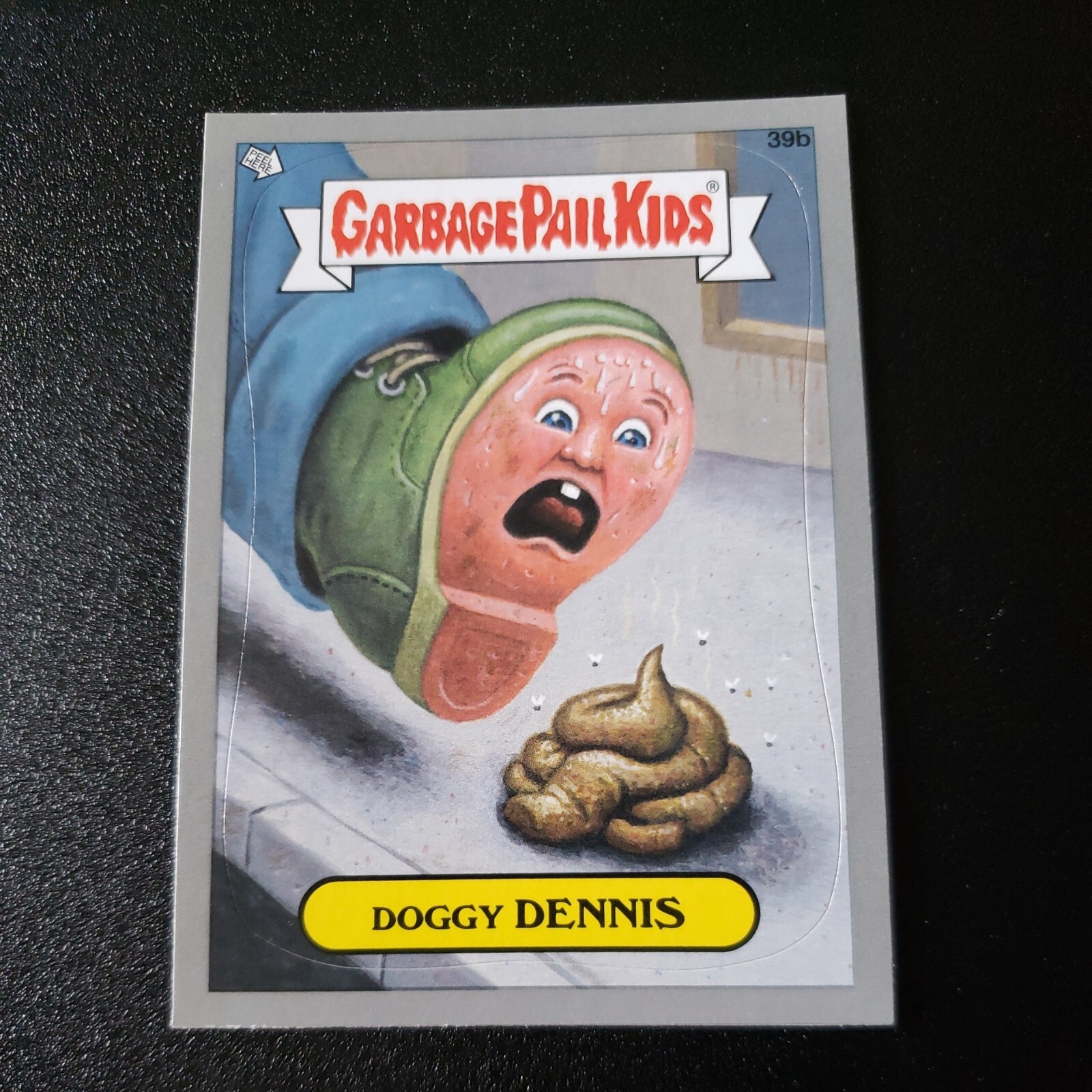 DOGGY DENNIS 39b GARBAGE PAIL KIDS 2012 Brand New Series 1 BNS1 SILVER ...