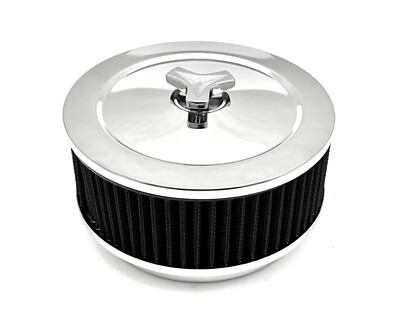 2 Barrel Carburetor Air Cleaner 2 BBL 2-5/8" Neck Diameter Holley Ford ...