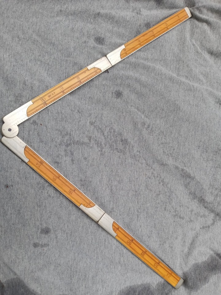 Vintage Stanley Folding Ruler Model #97 New Britain Conn. | eBay