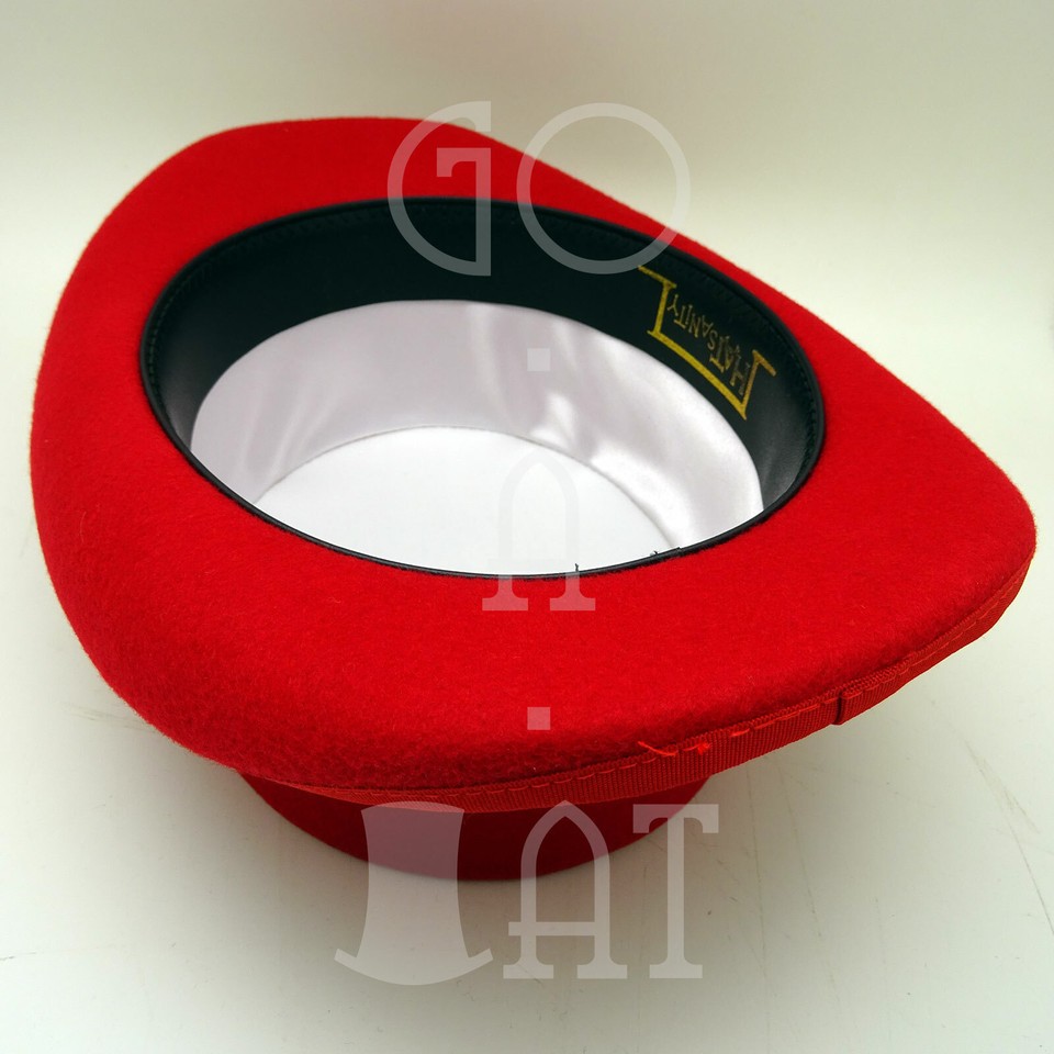 CLASSIC Wool Felt Men Top Hat Coachman Victorian Topper Gentlemen ...