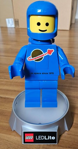 ☀☀LEGO LEDLite Blue Spaceman Astronaut LED Light/Torch/Lamp 24cm ☀☀2013 ...
