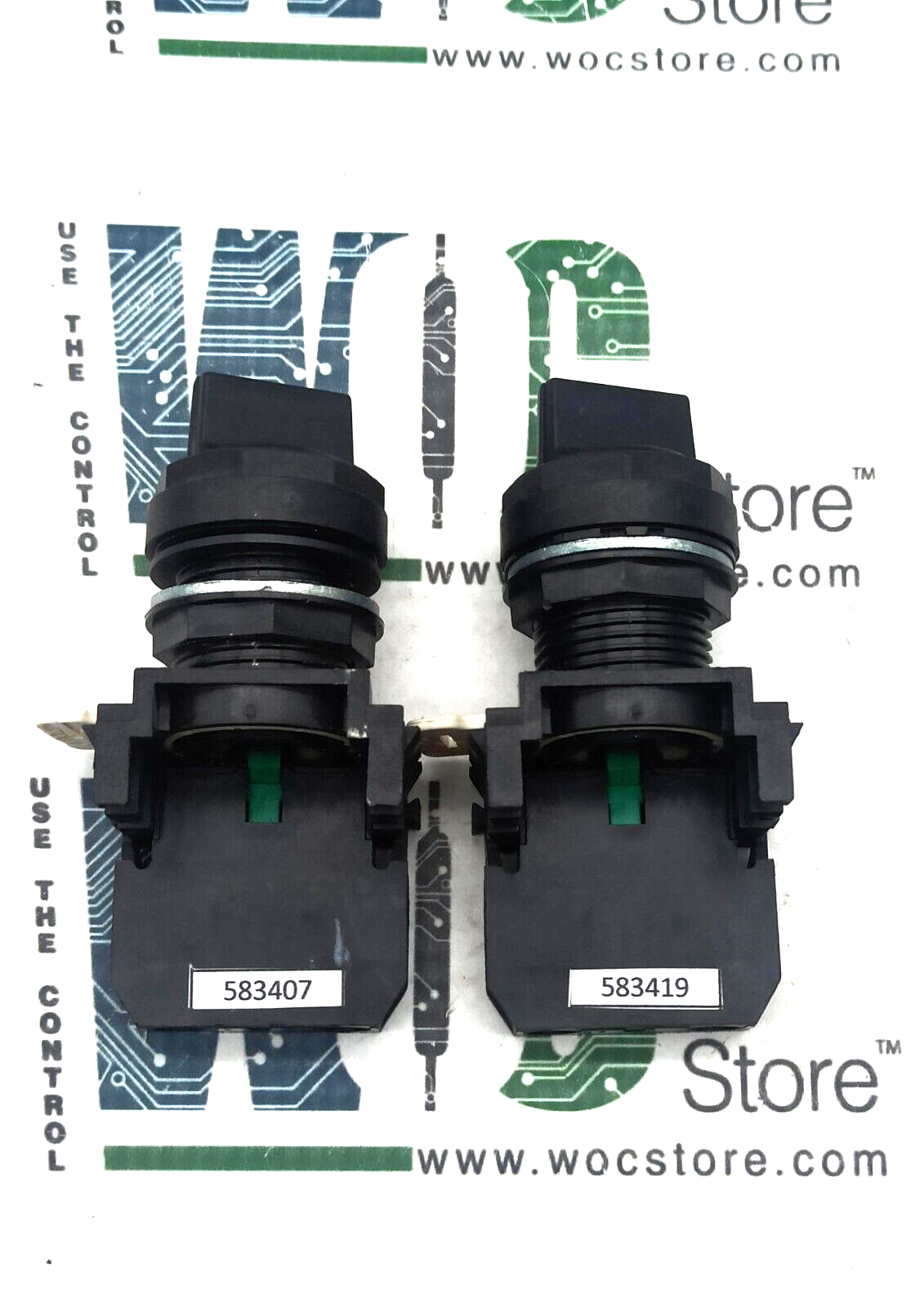 E22B2 SERIES A1 CUTLER-HAMMER SELECTOR SWITCH SL NO 583407 (LOT OF 2 ...