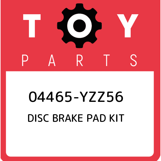 04465-YZZ56 Toyota Disc brake pad kit 04465YZZ56, New Genuine OEM Part ...