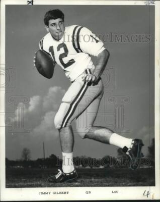 1968 Press Photo LSU Football Quarterback Jimmy Gilbert - noo21673 | eBay