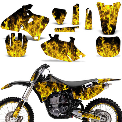 Graphic Kit Yamaha YZF 250/400/426 MX Dirt Bike Stickers Deco 98-02 ICE ...