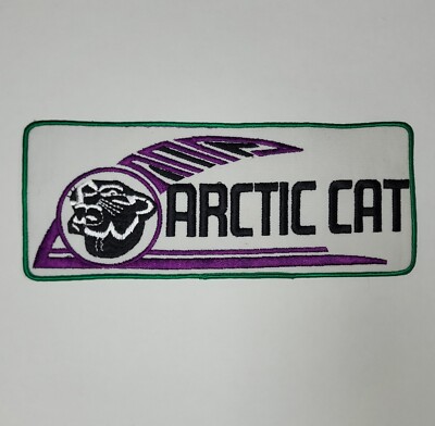 Large Vintage Arctic Cat Snowmobiles Embroidered Patch | eBay