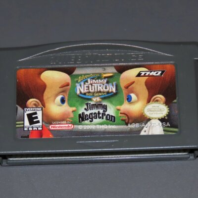 Jimmy Neutron vs Jimmy Negatron Gameboy Advance Video Game - GBA | eBay