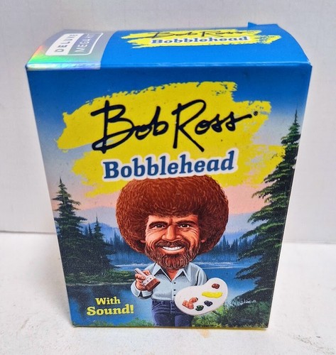 2017 RUNNING PRESS BOB ROSS MINI BOBBLE HEAD WITH SOUND NEW IN BOX | eBay