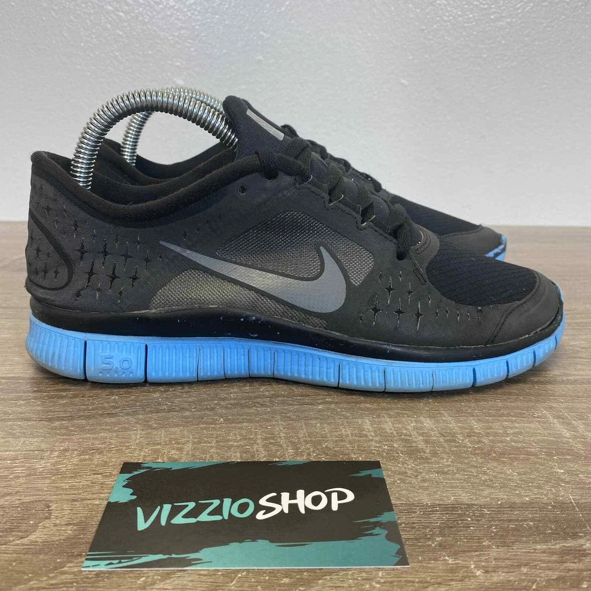 Nike Free Run 3 Black And Blue