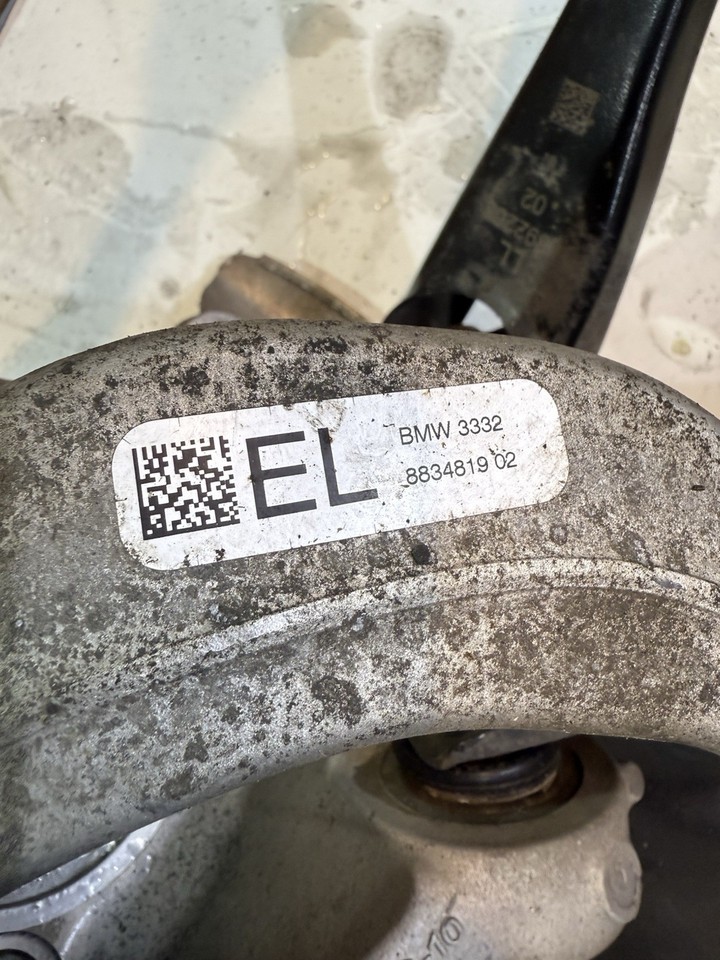 BMW I4 G26 M SPORT REAR LEFT SIDE COMPLETE SUSPENSION WHEEL HUB ARMS ...