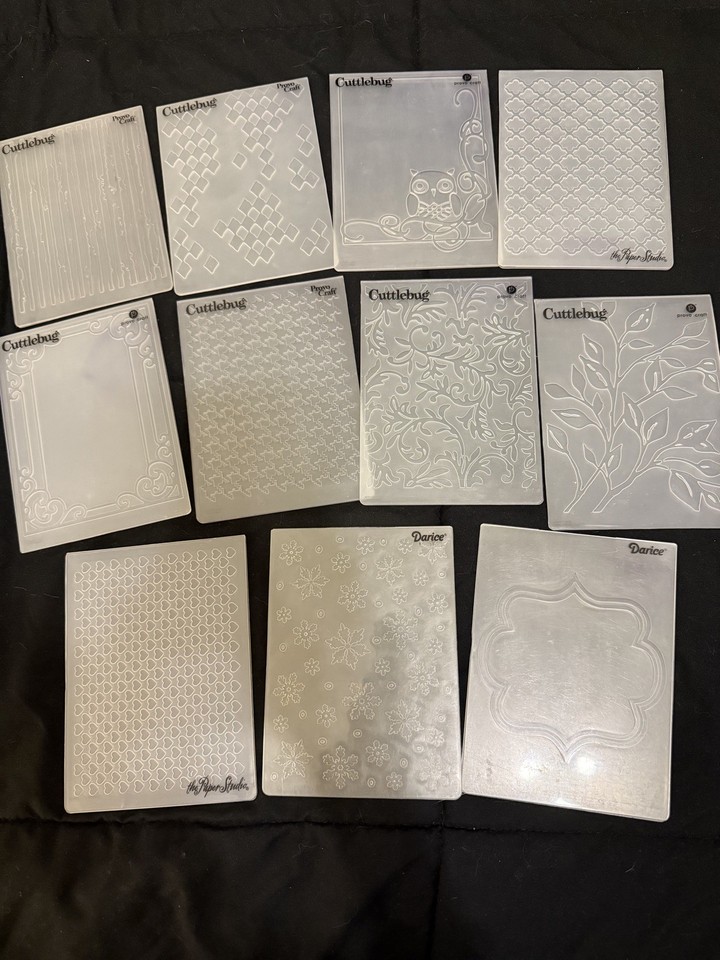 Cuttlebug Die Cutting Machine Compatible Plate Assorted Sizes And ...