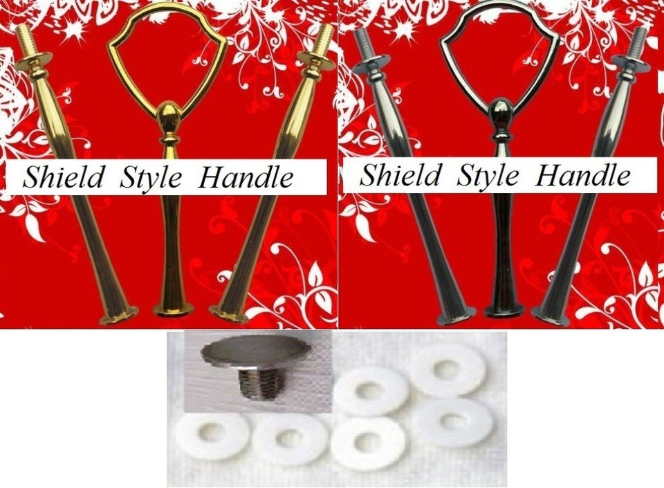 3 tier tidbit tray handle, cup cake tray stand handle, serving tray ...