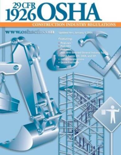 29 CFR 1926 OSHA Construction Industry Regulations - Paperback - VERY ...