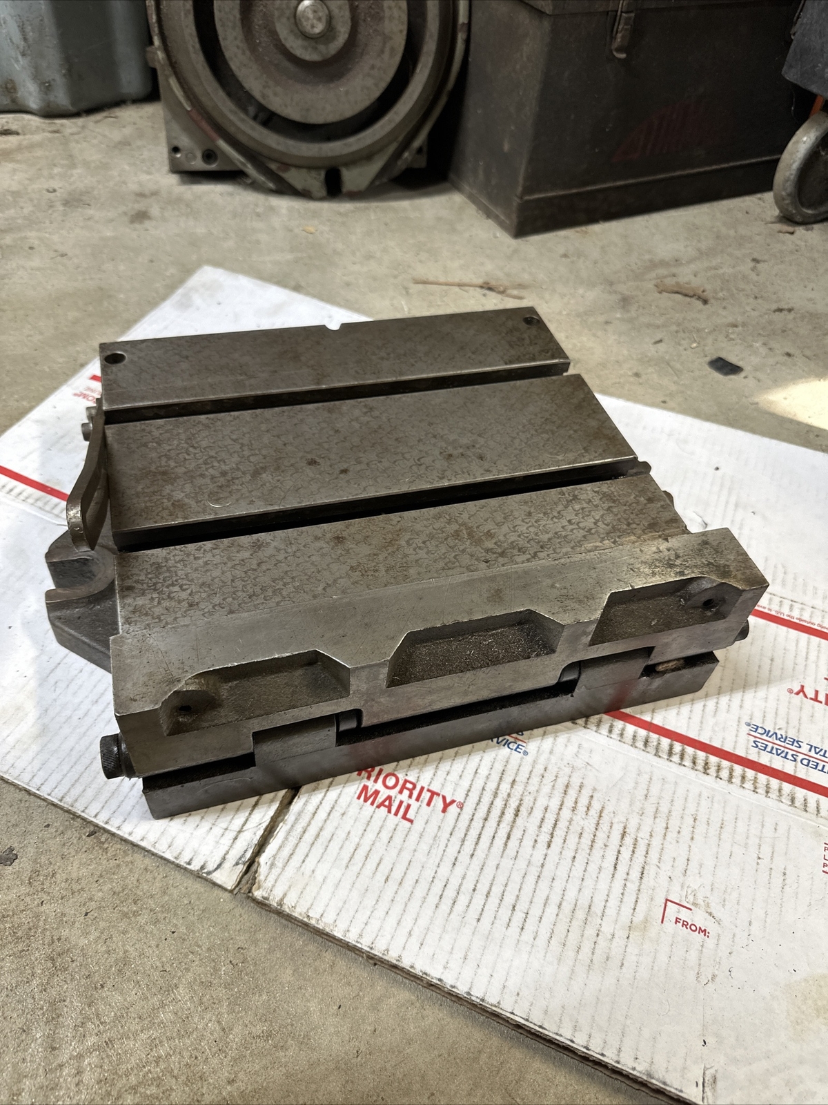 Bridgeport Milling Machine Sine Table Tilting Angle Plate Setup Block ...