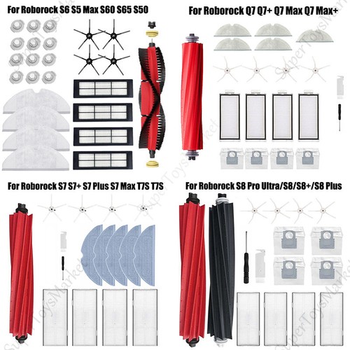 For Roborock S7 Plus S8 Plus Pro Ultra Q7 Max Robot Vacuum Replacement ...