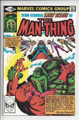 Man-Thing #11 NM (9.4) 1981 Dramatic Wiacek Final Issue - Doctor ...