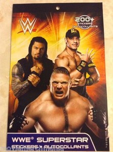 WWE Sticker Book Lot 200+ Superstar Stickers Official WWE Licensed ...