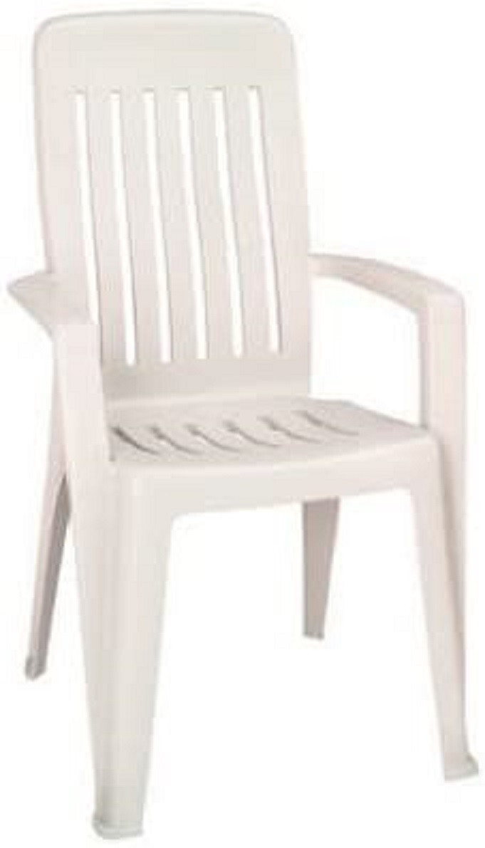 Adams 8259-23-3700 Mission High Back Stacking Chair - Desert Clay - LOT ...