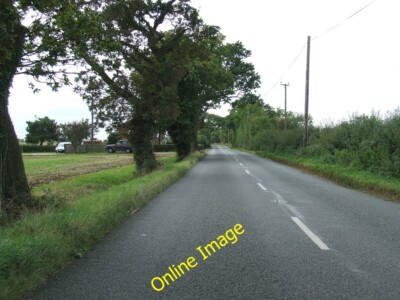 Photo 6x4 Badingham Road Bruisyard Looking south east along Badingham ...