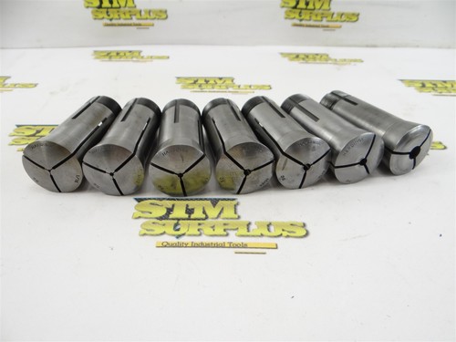 7 HARDINGE 5C COLLETS 1/16" TO 3/8" SIZE RANGE | eBay