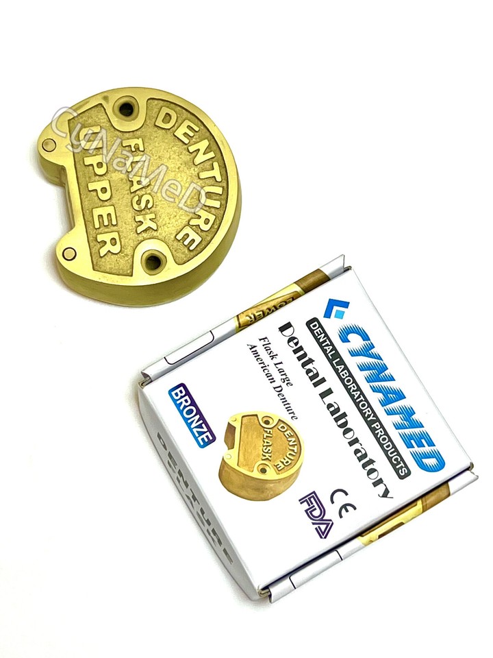 Dental Lab Flask | Bronze Denture Flask Press Compress | Upper Lower ...